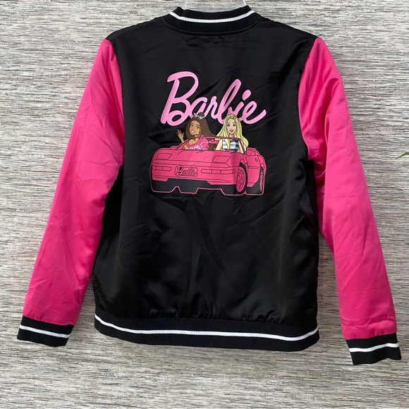 Barbie | Jackets & Coats | Barbie Limited Edition Girls Varsity Bomber ...